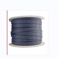 China REACH 1 Inch PET Expandable Braided Sleeving 100ft Black Abrasion Resistant Cable Protection for sale