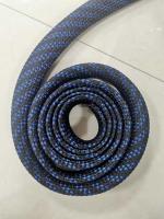 China Flame Retardant PET Braided Wire Sheathing 1 inch 100 Feet Black for Dust Extractors for sale