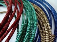 China 100mm HDMI Cable PET Expandable Braided Sleeving Flame Retardant for sale