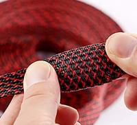 China Halogen Free PET Expandable Braided Sleeving 1/4 to 3 inch for Vacuum Cleaner Hoses for sale