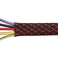 China Halogen Free PET Expandable Braided Sleeving 1/4 to 3 inch for Vacuum Cleaner Hoses for sale