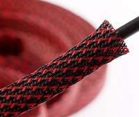China Halogen Free PET Expandable Braided Sleeving 1/4 to 3 inch for Vacuum Cleaner Hoses for sale