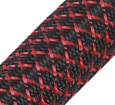 China Halogen Free PET Expandable Braided Sleeving 1/4 to 3 inch for Vacuum Cleaner Hoses for sale