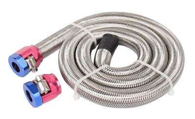 China 304 Stainless Steel Braided Sleeving 0.15mm 0.2mm 0.25mm Explosion Proof Cable Hose Cover for sale