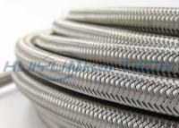 China Nylon Expandable Braided Sleeve 32mm Flat Width 150% Expansion Cable Wire Harness Protection for sale