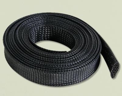 China Custom Color PET Expandable Sleeving PolyEtherEther-Ketone UV Resistant for sale