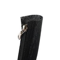 China PET Monofilament Zipper Cable Sleeve Braided Wrap Easy Installing Cable Organizer 150C for sale
