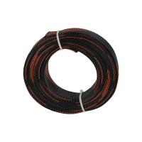 China Flame Retardant PET Expandable Braided Sleeving 1 inch 100 Feet Black UL VW-1 for sale