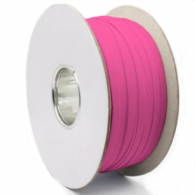 China UL VW-1 Pink PET Expandable Cable Sleeving Halogen Free Light Weight -50°C to 150°C for sale