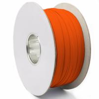 China Orange PET Expandable Braided Sleeve 1/4 to 3 Inch Abrasion Resistant Cable Sleeving for sale