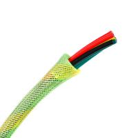 China Flexible PET Expandable Braided Sleeving 1/4 to 3 Inch for Audio Video Cable Protection for sale