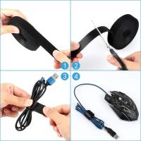 China DIY 2 In 1 Velcro Hook And Loop Tape Easy Install For Cable Management for sale
