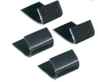 China Heavy Duty Black Velcro Sticky Back Tape Roll VW-1 Hook and Loop Tape Custom Size for sale