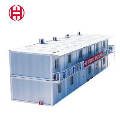 China Steel Prefabricated Two Bedroom Family House for School Hotel Engineering Hospital for sale