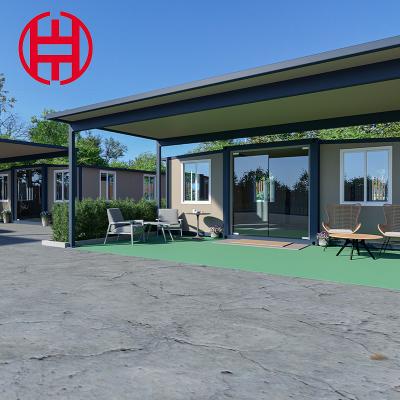 China Modern Prefabricated Steel Luxury Villa Movable Expandable Container Frame House for sale