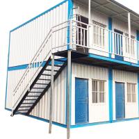 China Customized Color Prefabricated Container House Ideal for Hotel Engineering and Hospital for sale