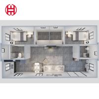 China Australia Standard Luxury Expandable Container House with 1 Bathroom and 1 Living Room for sale