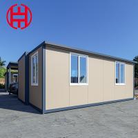 China Customized Color Steel Expandable Container House 2 Bedroom 1 Living Room 1 Bathroom for sale
