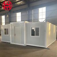 China Expandable Container Villa 3 Bedrooms Prefab Home Customized 40ft Sandwich Panel House for sale