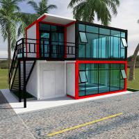China Apartment Extendable Container House with 3 Bedrooms and Customized Color for sale
