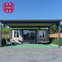 China Steel Customized Windproof Waterproof Modular Expandable Tiny 20ft Prefab Container House for sale