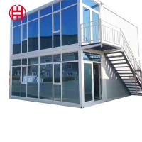 China Modern Design Steel 2 Bedroom Prefab House for Easy Installation and Luxury Style for sale