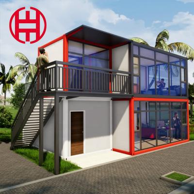 China 20ft 40ft Apartment Shipping Container House Bar Coffee Shop Store with Online Support for sale
