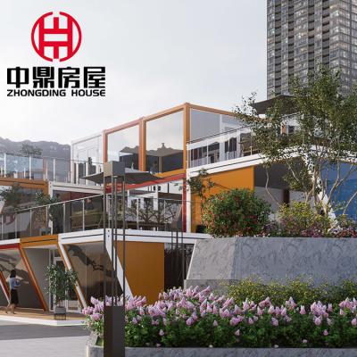 China Customized Color Steel Prefab Container House Homes with Modern Design and Furnishings for sale