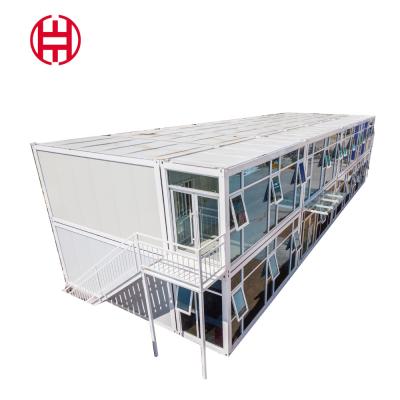 China Customized Color Fast Construction Prefab Fireproof Luxury Expandable Container House for Hotel Engineering for sale
