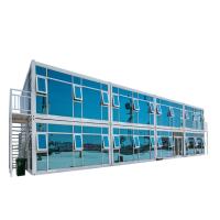 China Customizable Layout 2 Floor Apartment Container Van House for Store Hotel Engineering for sale