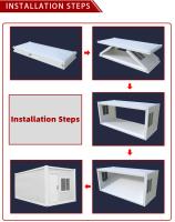China Steel 40ft Shipping 5 Bedroom Prefabricated Container House for Mobile Modular Homes for sale