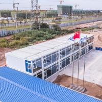 China Prefabricated House Container Tiny Prefabricated House with and Customized Color for sale