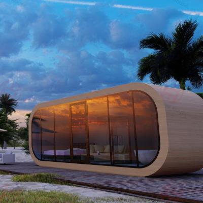 China Customized Color ECO Space Capsule Tiny House Prefab for Australia Granny Flat Hotel for sale