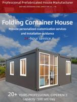 China 20ft Prefabricated Container House for Five Bedrooms in Israel Market Foldable Design for sale