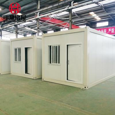 China Steel Prefab Fast Food House Container Fully Furnished 20ft Modular Home Assembly Villa for sale