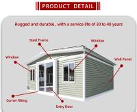 China Prefabricated 20ft 30ft 40ft Expandable Portable Building 37sqm Casas Modulares Prefabricadas Modern Design for sale