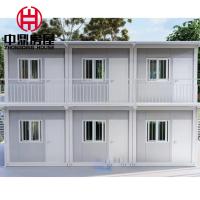 China Modern Two-story Steel Container Home for Villa Apartment Office School and Guard House for sale