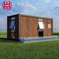 China 20ft Luxury Wooden Log Cabin Prefabricated Modular Glass Houses for Modern Living for sale