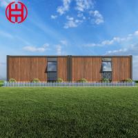 China Modern Design Container Flat Pack House Prefabricated Wooden Log Cabin for Store Hotel for sale
