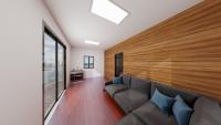 China Detachable Villa Small House Mobile Prefab Tiny Home with Bedroom Terrace and Support for sale