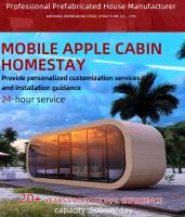 China Sandwich Panel 20Ft 30Ft 40Ft Modern Popular Mobile Apple Cabin In Prefab House OEM/ODM YES for sale