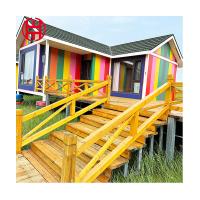 China Customized Color Apartment Holiday Cottage Villa Bach Container House Prefab Tiny Home for sale