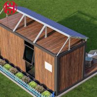 China Steel Modular Portable Container Bar Coffee Shop House Homes 20ft with Solar Panels for sale