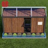 China Steel Modular Portable Container Bar Coffee Shop House Homes 20ft with Solar Panels for sale