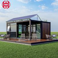China Portable Modular Duplex Shipping Restaurant Container Bar House with Solar Panels for sale