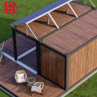 China Portable Modular Duplex Shipping Restaurant Container Bar House with Solar Panels for sale