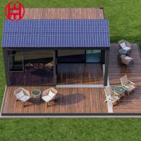 China Modular Prefabricated Tiny Container House with Detachable Container Solar Panels for sale