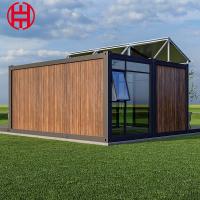 China Modular Prefabricated Tiny Container House with Detachable Container Solar Panels for sale