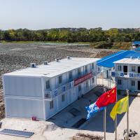 China Customized Color Steel Container Houses for Quick Assemble in Thailand Modular Houses for sale
