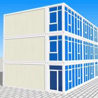 China Online Technical Support Flat-Rack Steel Outside Temporary Living Tiny Container Cabin for sale
